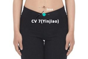 CV 7 Acupuncture Point(Yinjiao) or Ren 7 - PeakMassager